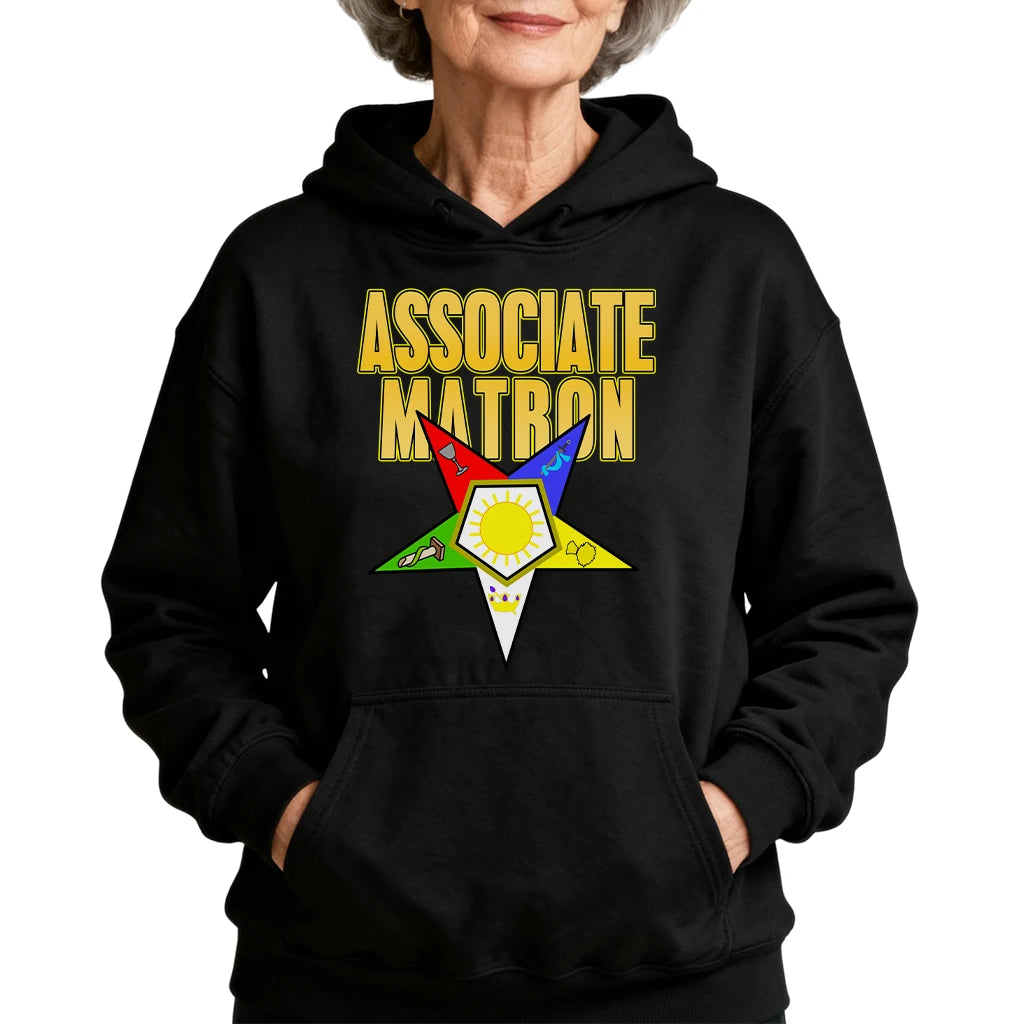 Associate Matron OES Masonic Hoodie – Made For Freemasons